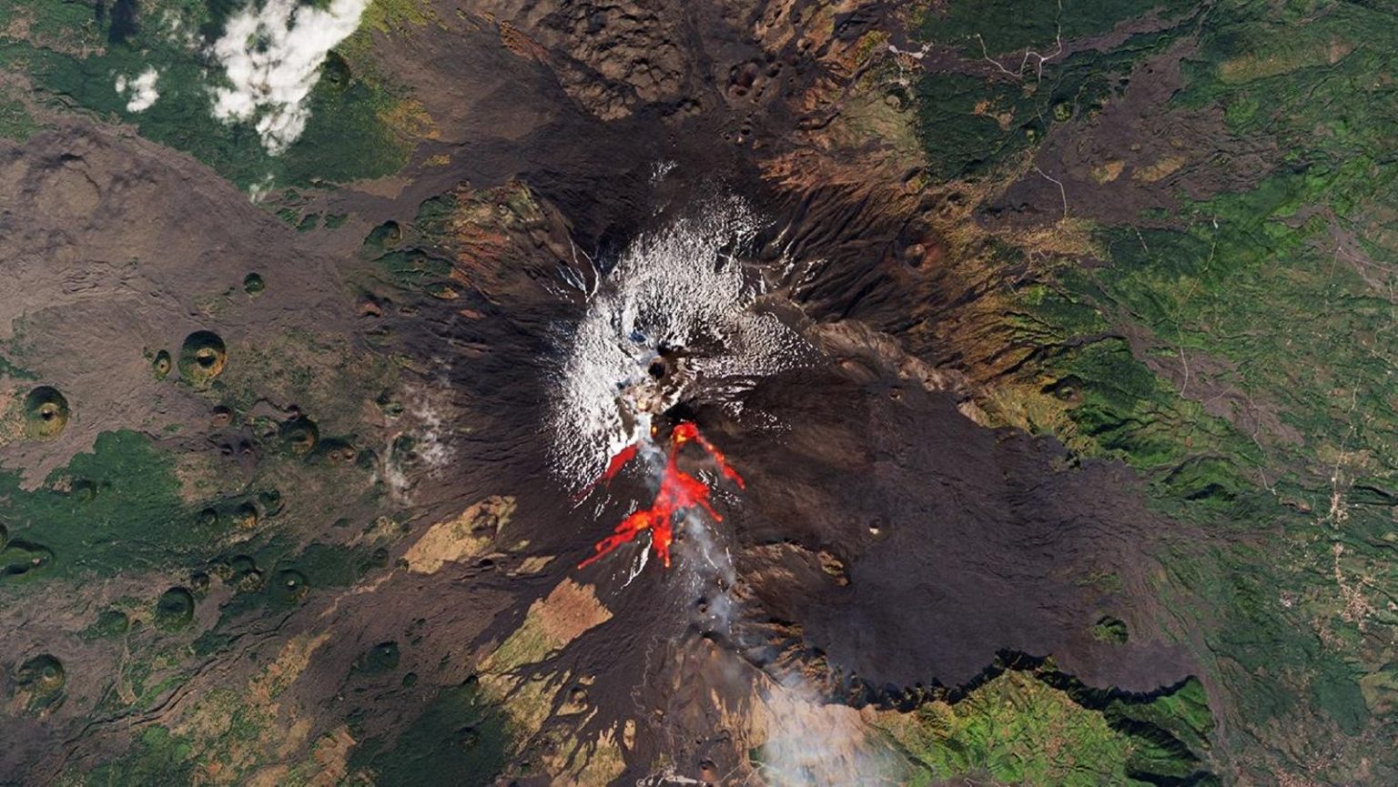 Mount Etna Eruption Looks Stunning And Sobering From Space | Startup ...